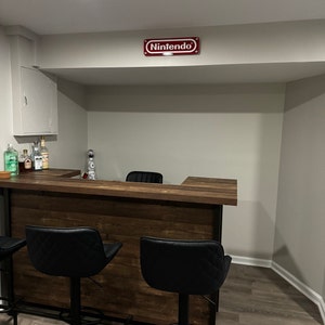 Nintendo Logo Wall Plaque Layered, Sign, Decor, Super Mario, Zelda ...