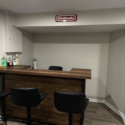 Nintendo Logo Wall Plaque Layered, Sign, Decor, Super Mario, Zelda ...