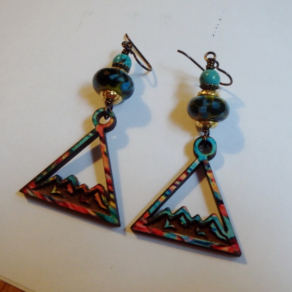 DIY Acrylic Tear Drop Spooky Pumpkin Jack O' Lantern Print Jewelry ...