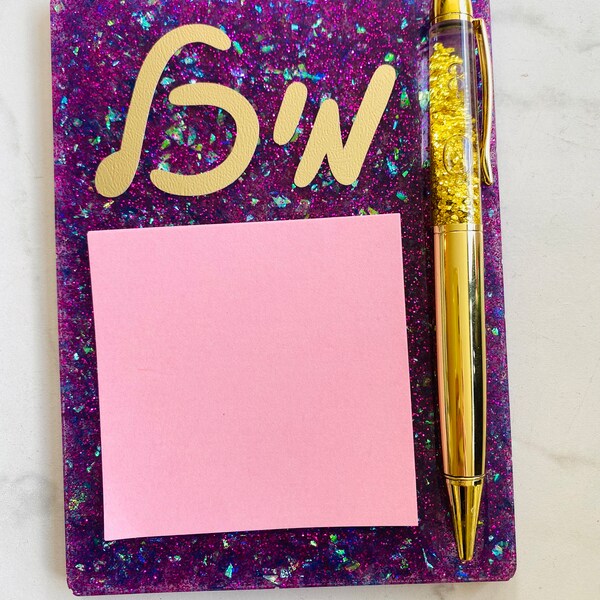 Note Pad and Pen Holder Silicone Mold for Resin, Teacher Appreciation ...