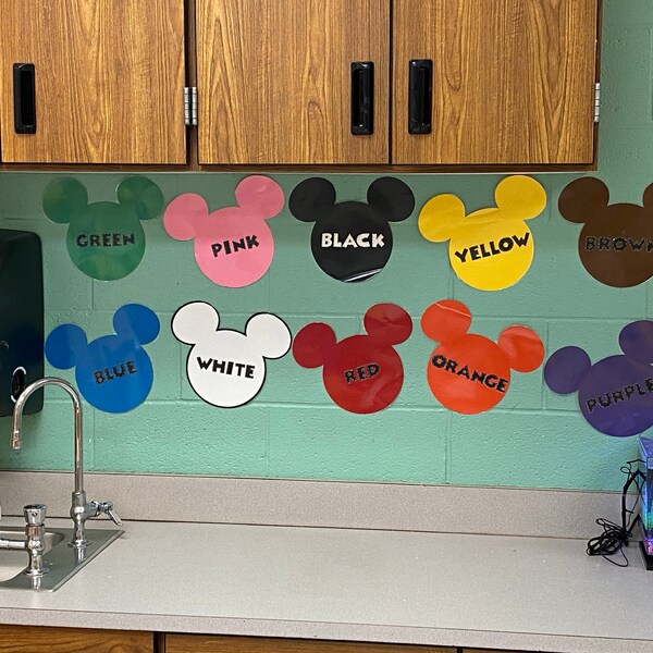 Preschool Kindergarten Classroom Disney Mickey Minnie Mouse Classroom ...