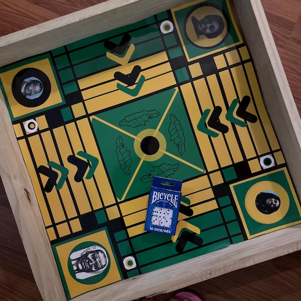 Jamaica Ludi Board, Jamaica Ludo Board, Ludo Board, Digital Game Board ...