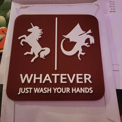 All Gender / Gender Neutral Bathroom with Urinal 3D Printed Restroom ...