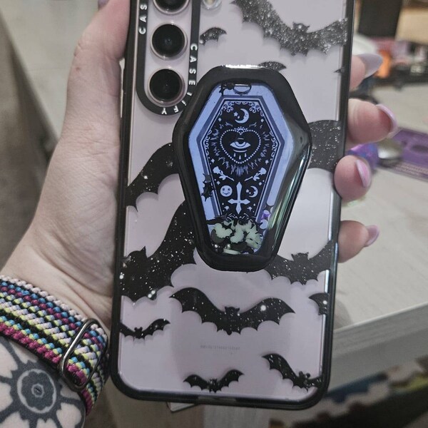 Glow in the Dark Coffin Shaker Popsocket™, Coffin Shaker Popgrip ...