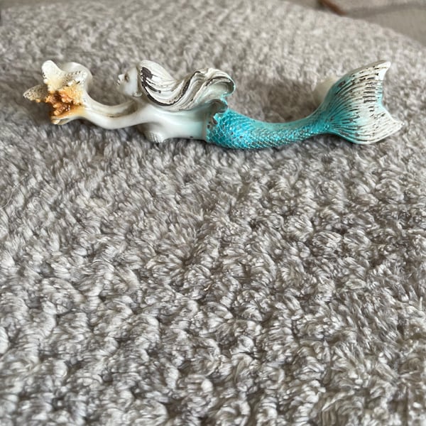 Mermaid Drawer Pull, Nautical Coastal Cabinet Handle - Etsy