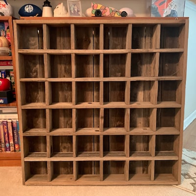 Extra Large 36 Cubby Hole Reclaimed Wood Wall Cubbies - Etsy