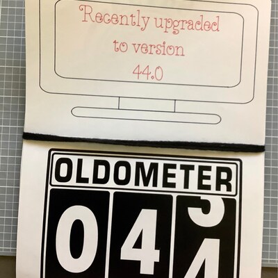 44th Birthday Svg. Oldometer Svg. Man Birthday Svg. Forty Four Years ...