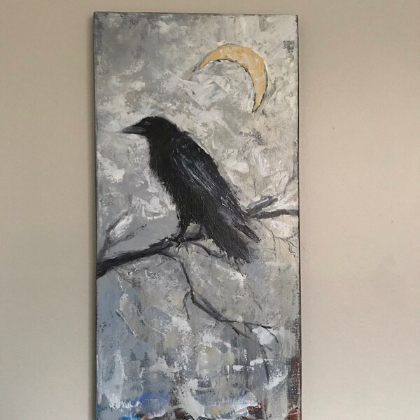 COW Expressionist Style Farm Animal Art on Canvas * Giclee Print of the ...