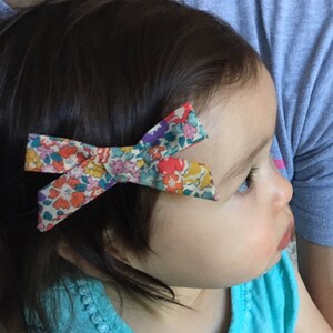 Velvet Handtied Emmy Bow Headband/hair Clip-midnight Blue - Etsy