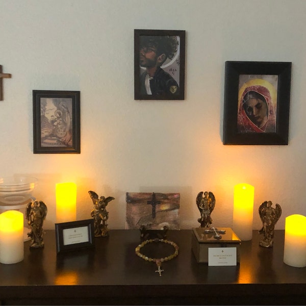 St. Luke Modern Icon 5"x7" Print - Etsy