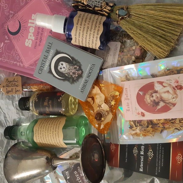Banish and Protect Spell Jar Intention Jar Spell Bottle Large Gift for ...
