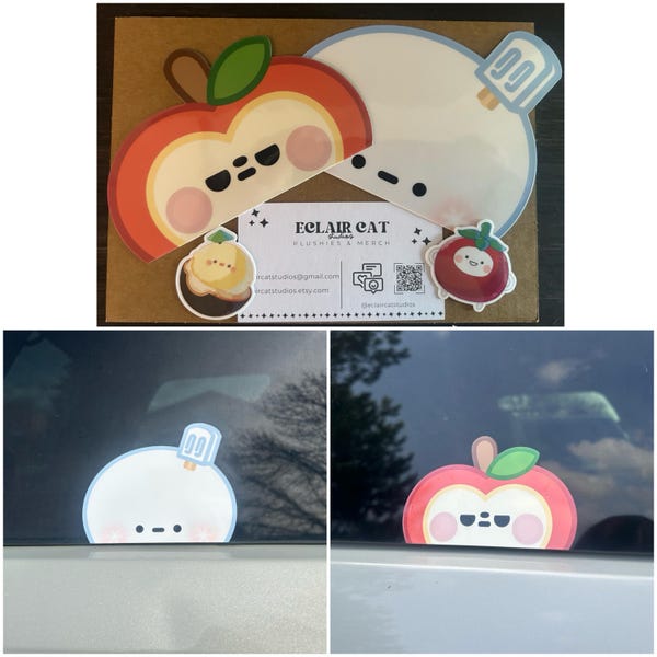 Love and Deepspace Mascot Peeker Sticker | Waterproof Car Decal | Happy ...