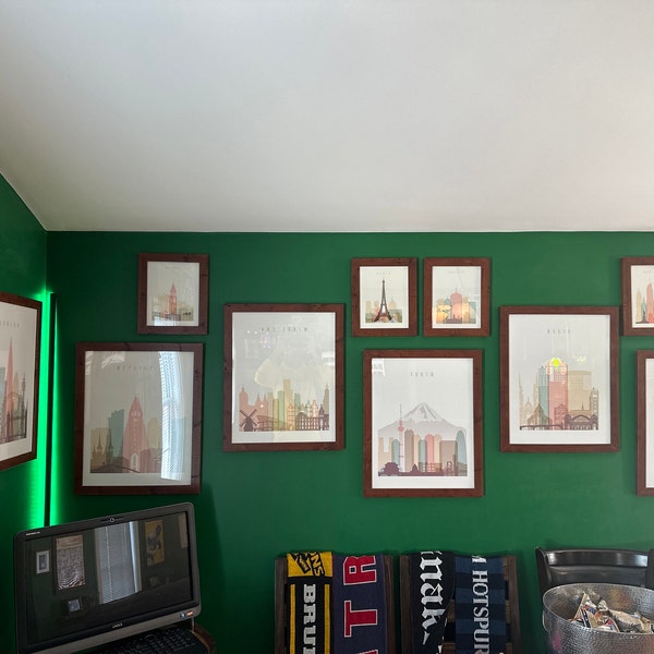 World Map 3 Piece Wall Art Prints, Map of the World Poster Set ...