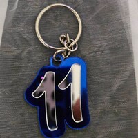 Line Number Keychain Crimson and Cream Keychain Sorority Keychain ...