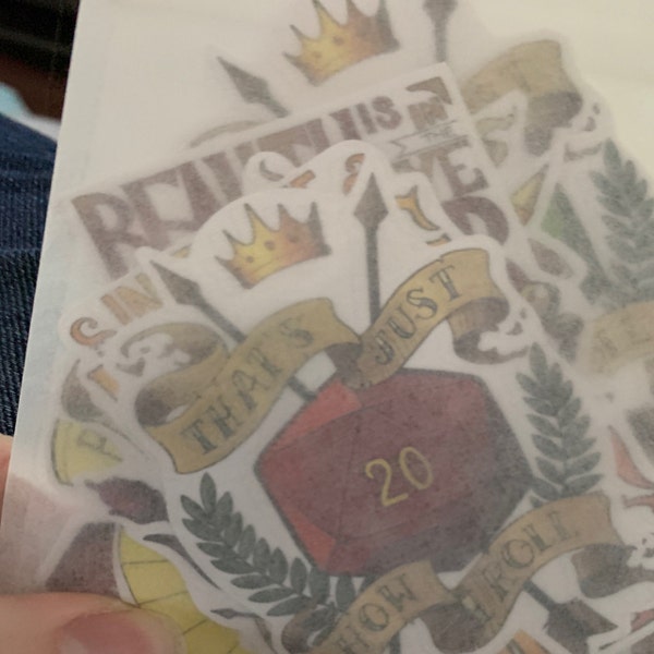 D&D Stickers - Etsy