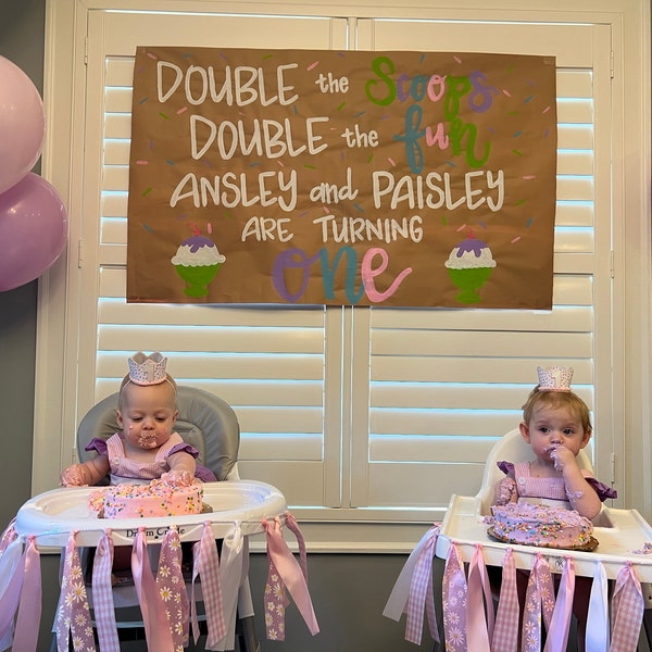 Sprinkle Mini Birthday Crown – Customizable Glitter Number, Pink Pom ...