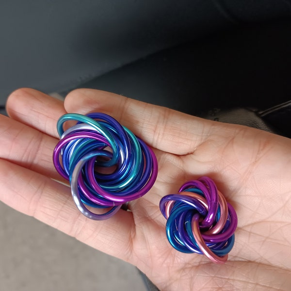 Mobii® STAINLESS STEEL: Stress Ball, Stim Fidget Ball Desk Toy - Etsy