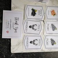 Custom Name and Initial Coasters Personalised Wooden Coasters Round ...