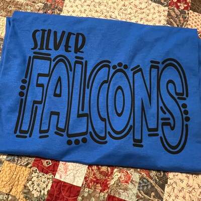 FALCONS Doodle Letters Transparent Background Sublimation PNG and SVG ...