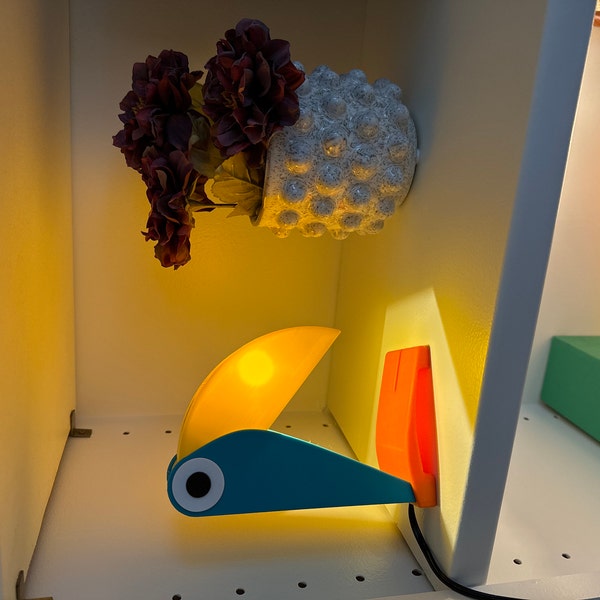 3D Printed Toucan Wall Clock - Etsy