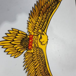 Eagle Design Laser Cut Svg Dxf Files Wall Sticker Engraving - Etsy