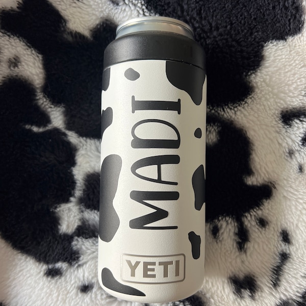 Cow Print Yeti Rambler - Etsy