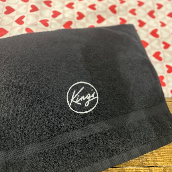 Embroidered Hand Towel: Personalized Cotton Towel With Logo Adult ...