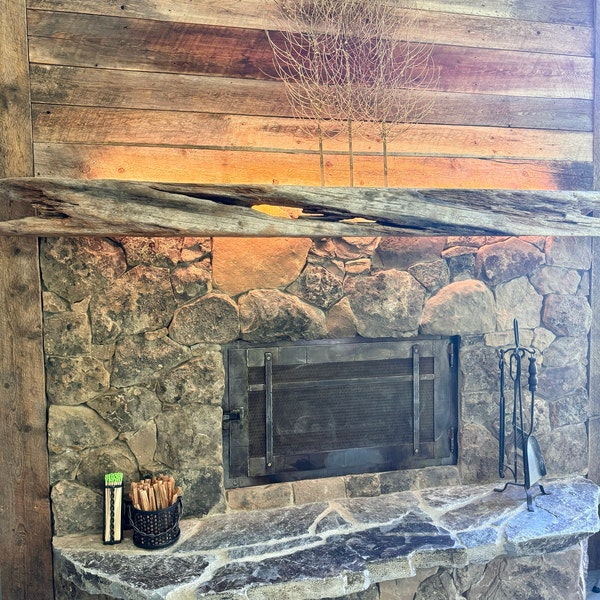 Rope Handle Wrought Iron Fatwood Holder - Natural Firestarter ...