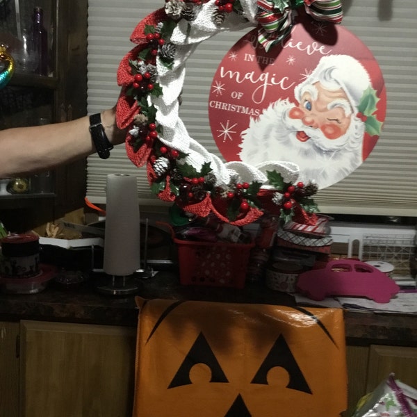 8 Inch Sign Metal Believe in the Magic of Christmas, Metal Christmas ...