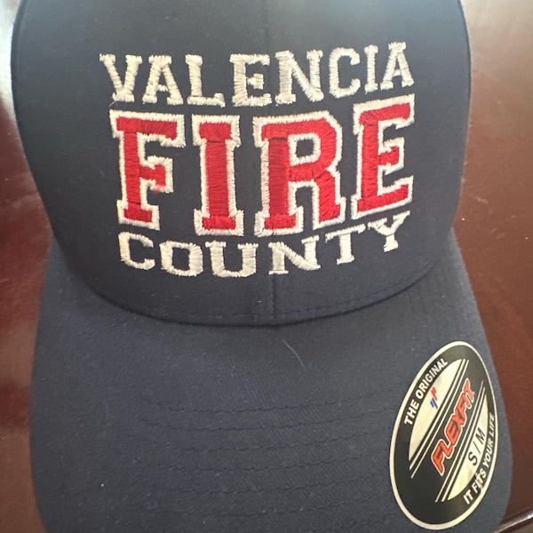 Thin Red Line Number Flag Beanie, Firefighter Skull Cap, Navy or Black ...