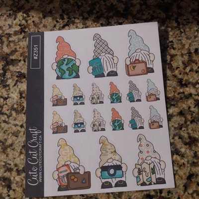 Gnome Planner Stickers Watermelon Truck Gnomes - Etsy