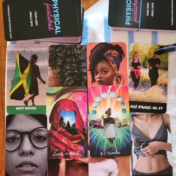 Physical Features Characteristics Oracle Cards Deck | 78 Tarot Size ...