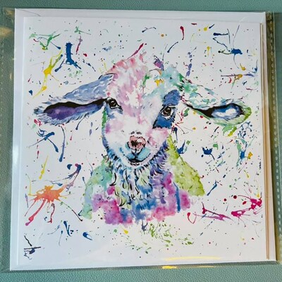 Goat Clipart Goat Graphics Rainbow Goat Clip Art Goat - Etsy UK