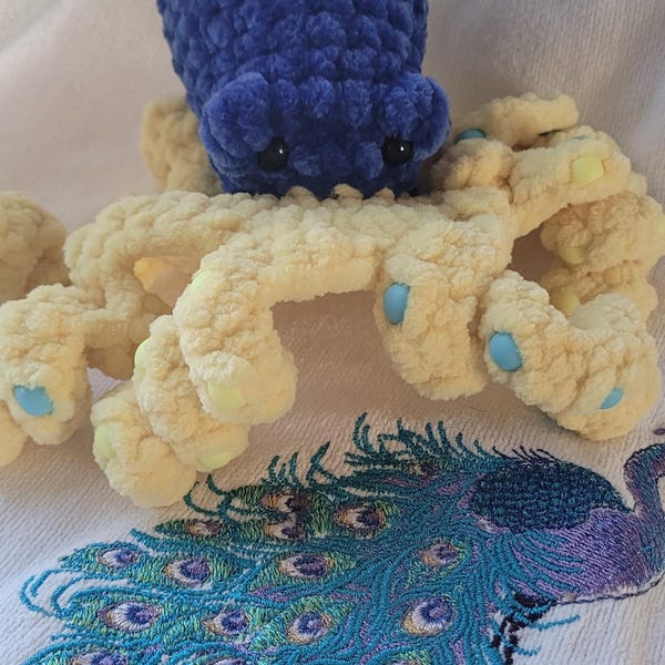 Beaded Fidget Octopus Crochet Pattern: Beginner Friendly, No Sew ...