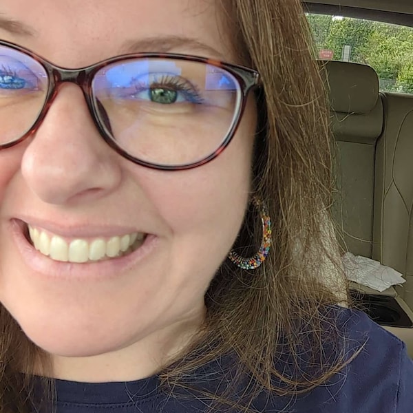 Colorful Hoop Earrings, Stainless Steel Hoops, Boho Jewelry & Earrings ...