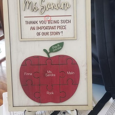 Personalized Wooden Teacher Classroom Door Hanger Back to School Gift ...