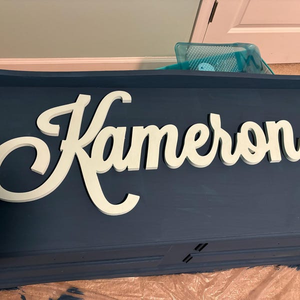 Large Baby Name Sign, Large Nursery Name Sign, Big Family Name Sign ...