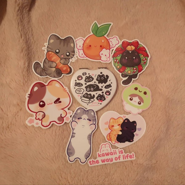 Sakura Flowers Floral Shark Enamel Pin | Cute Chibi Art Pet Kitty ...