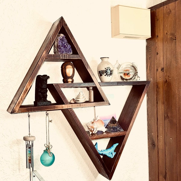 Curio Coffin Shelf - Gothic Spooky Decor for Walls or Table Tops for ...