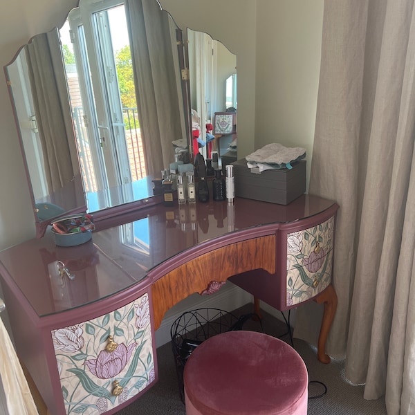 Luxury Vintage Dressing Table Refurbished. Includes Stool. Sold but Can ...