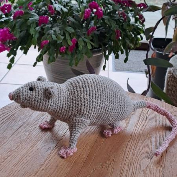 Digital Crochet Pattern Realistic Rat - Amigurumi - Etsy