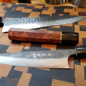 Customized Japanese Knife Handle/ Wa D Oval Handle/buffalo - Etsy