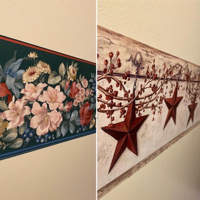 Hanging Star Wallpaper Border Hk4664bd - Etsy