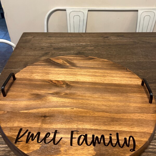Last Name | Est Date | Board | Serving Tray | Lazy Susan | Personalized ...