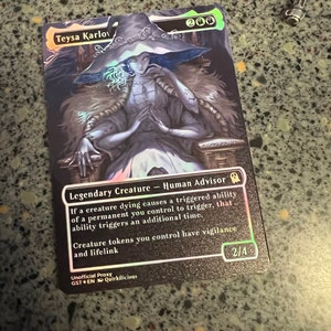 Teysa Karlov Full Borderless Metal Proxy for Commander - Etsy