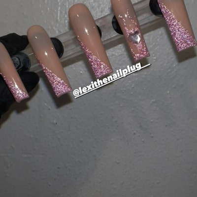 XXL Tapered Square Soft Gel Full Cover Nails - Etsy Canada