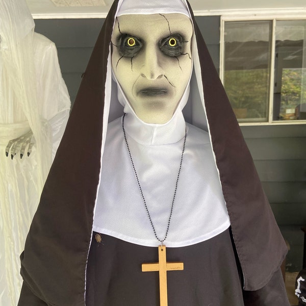 Demon Nun Mask inspired by Valak - Etsy