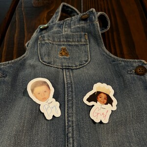 FIRST Birthday Custom Baby Stickers Waterproof, Custom Themed First ...