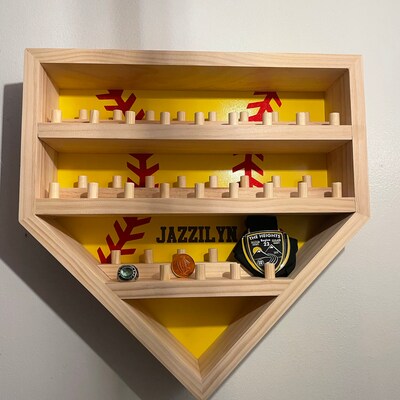 Softball Home Plate Ring Display - Etsy