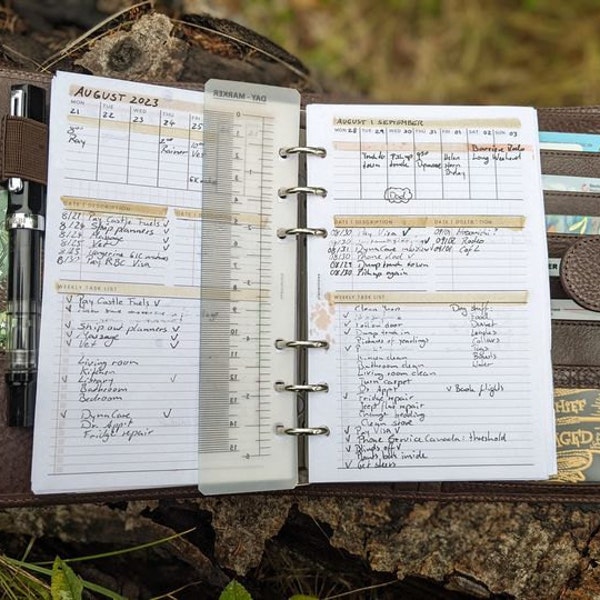 024 | Medical Information Overview | Printable Planner Insert | A6 ...